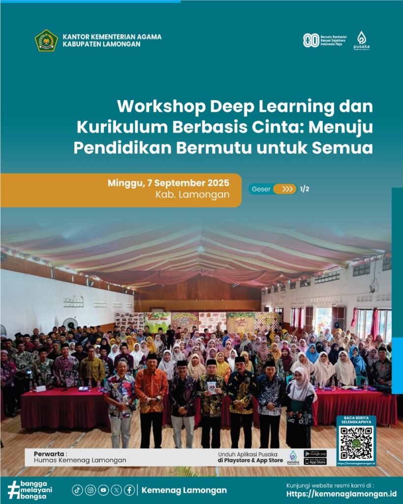 Workshop Deep Learning dan Kurikulum Berbasis Cinta: Menuju Pendidikan Bermutu untuk Semua ...